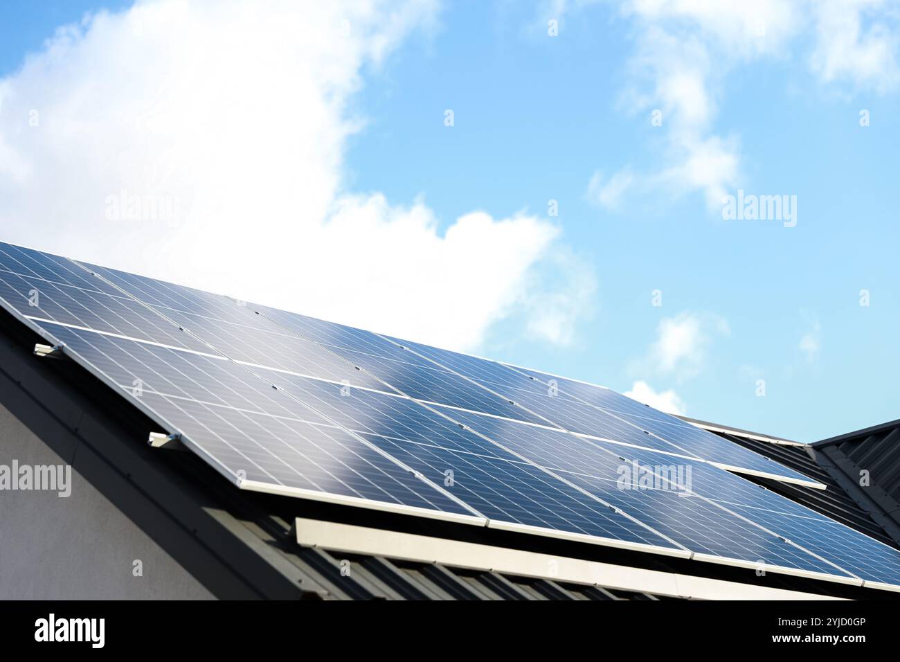 Solar panel installation on private hi-res stock photography and images ...