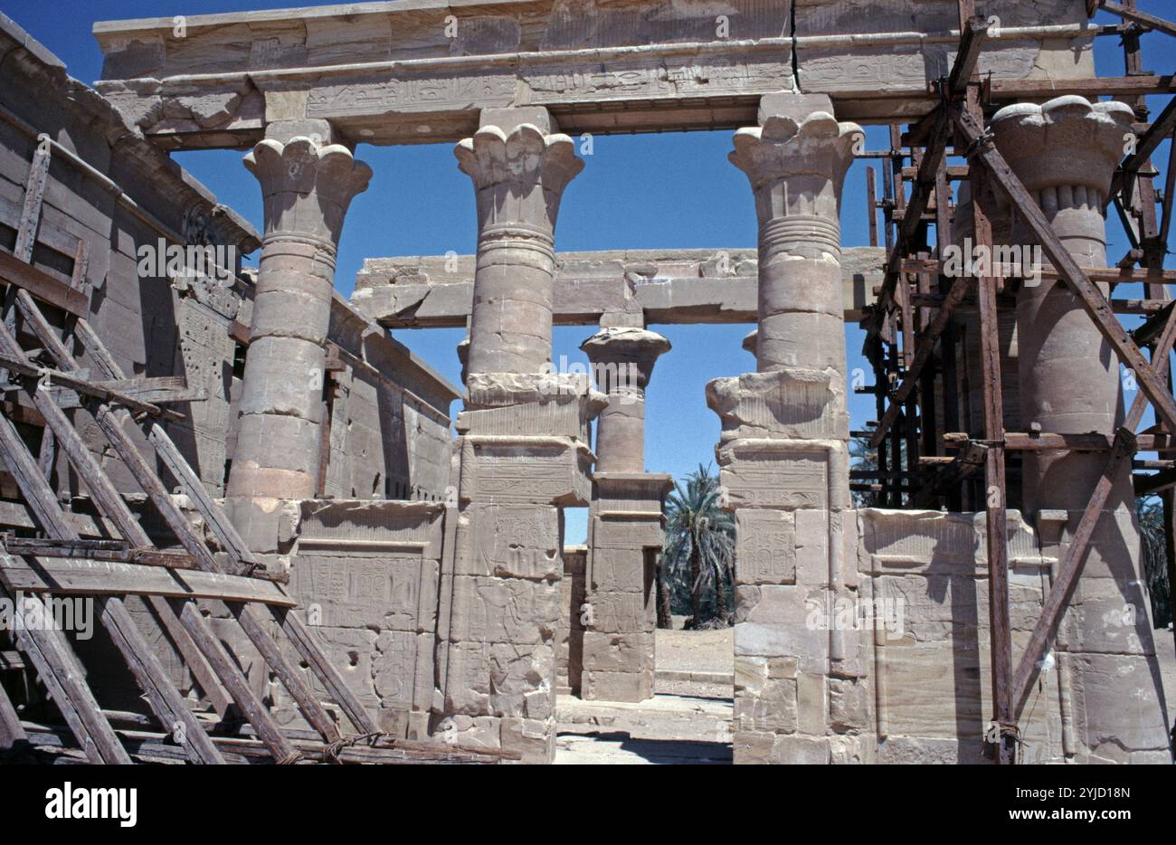 Amun Temple of Hibis, construction site, Valley al-Charga, Libyan ...