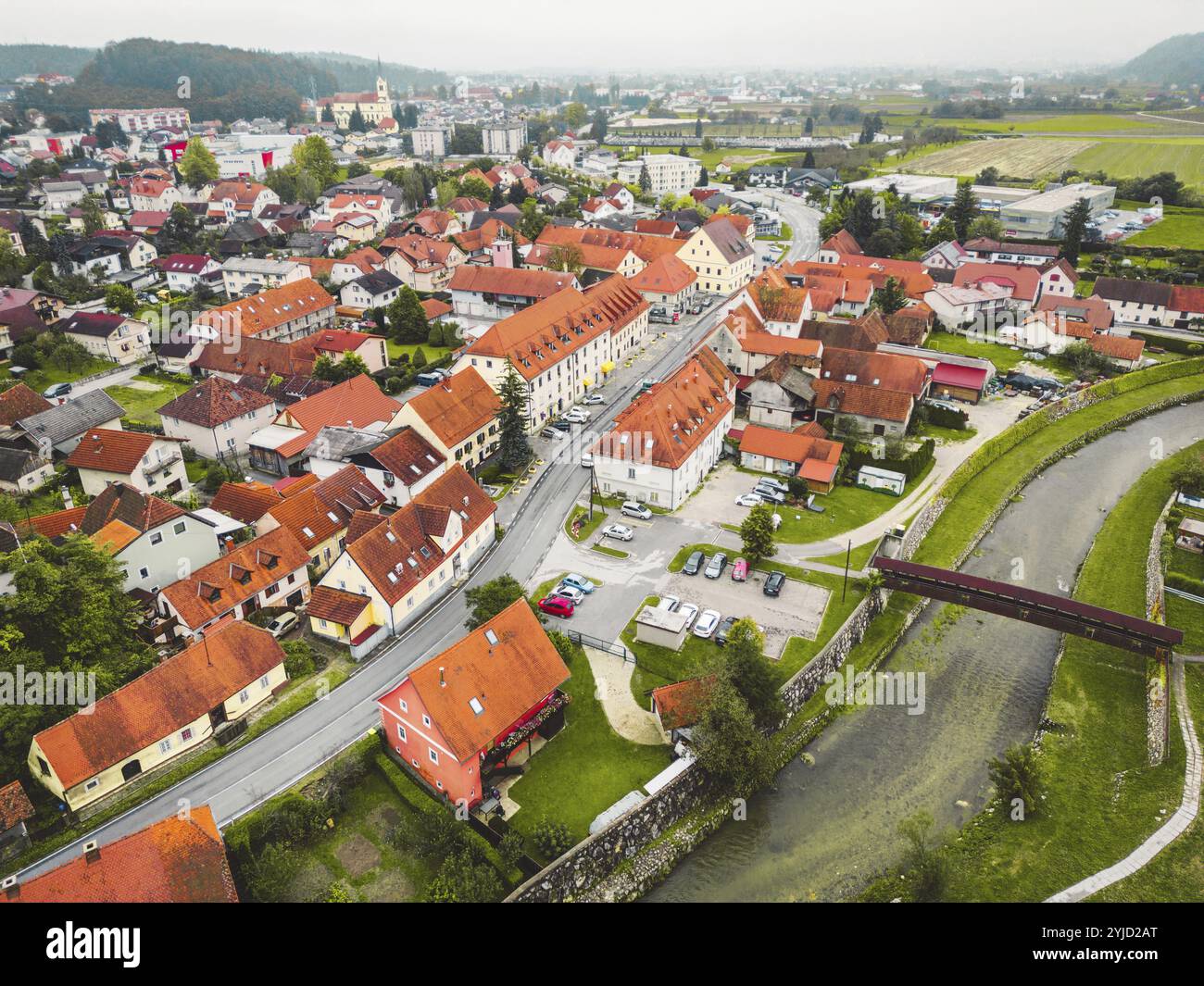 Aerial top down shot running hi-res stock photography and images - Alamy