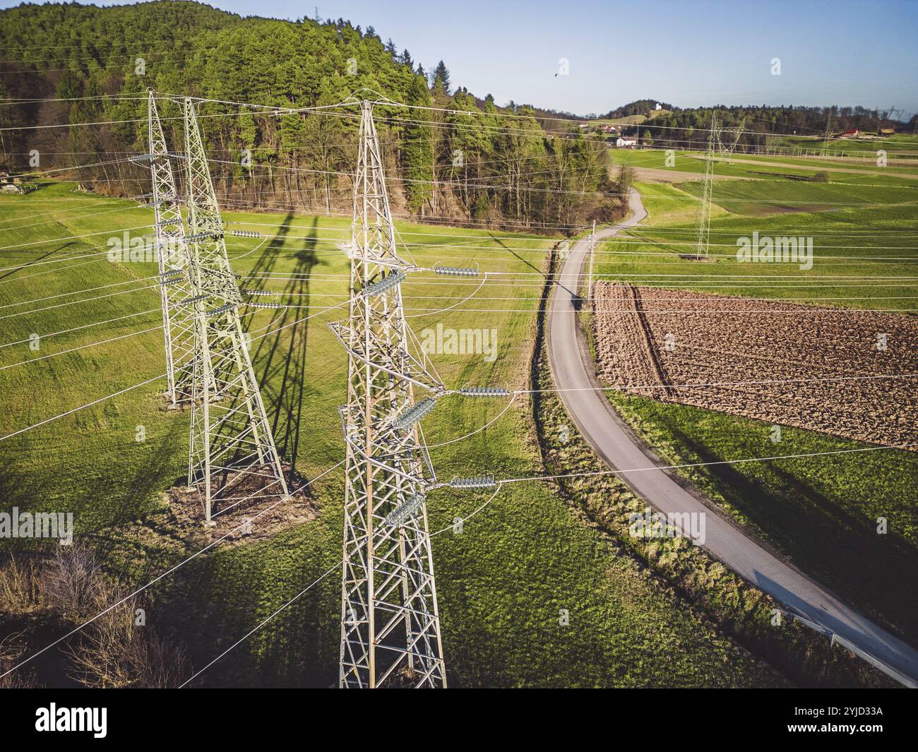 Power substation landscape hi-res stock photography and images - Alamy