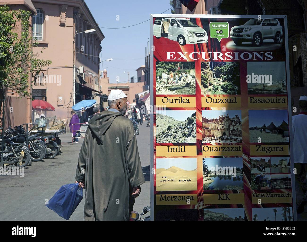 Travel agency, excursions Stock Photo - Alamy