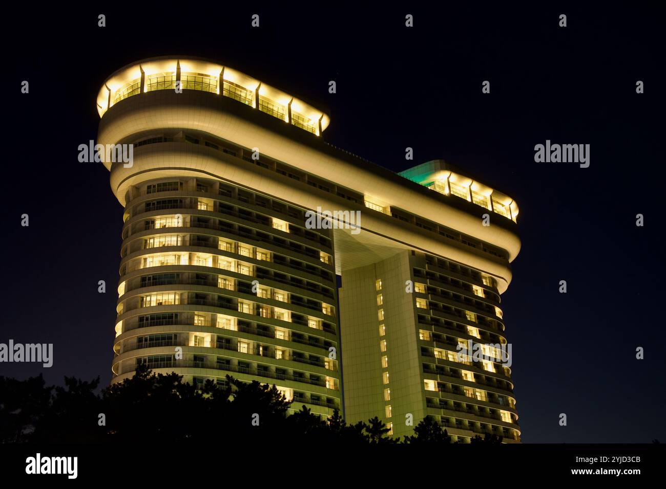 Gangneung, South Korea - November 3rd, 2024: The Skybay Hotel Gyeongpo ...