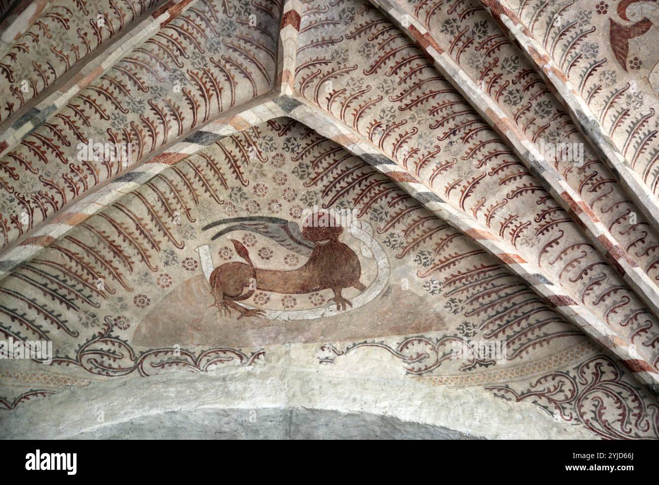 St. Peter's Church, Siuntio, Finland. Medieval wall paintings by Baltic ...