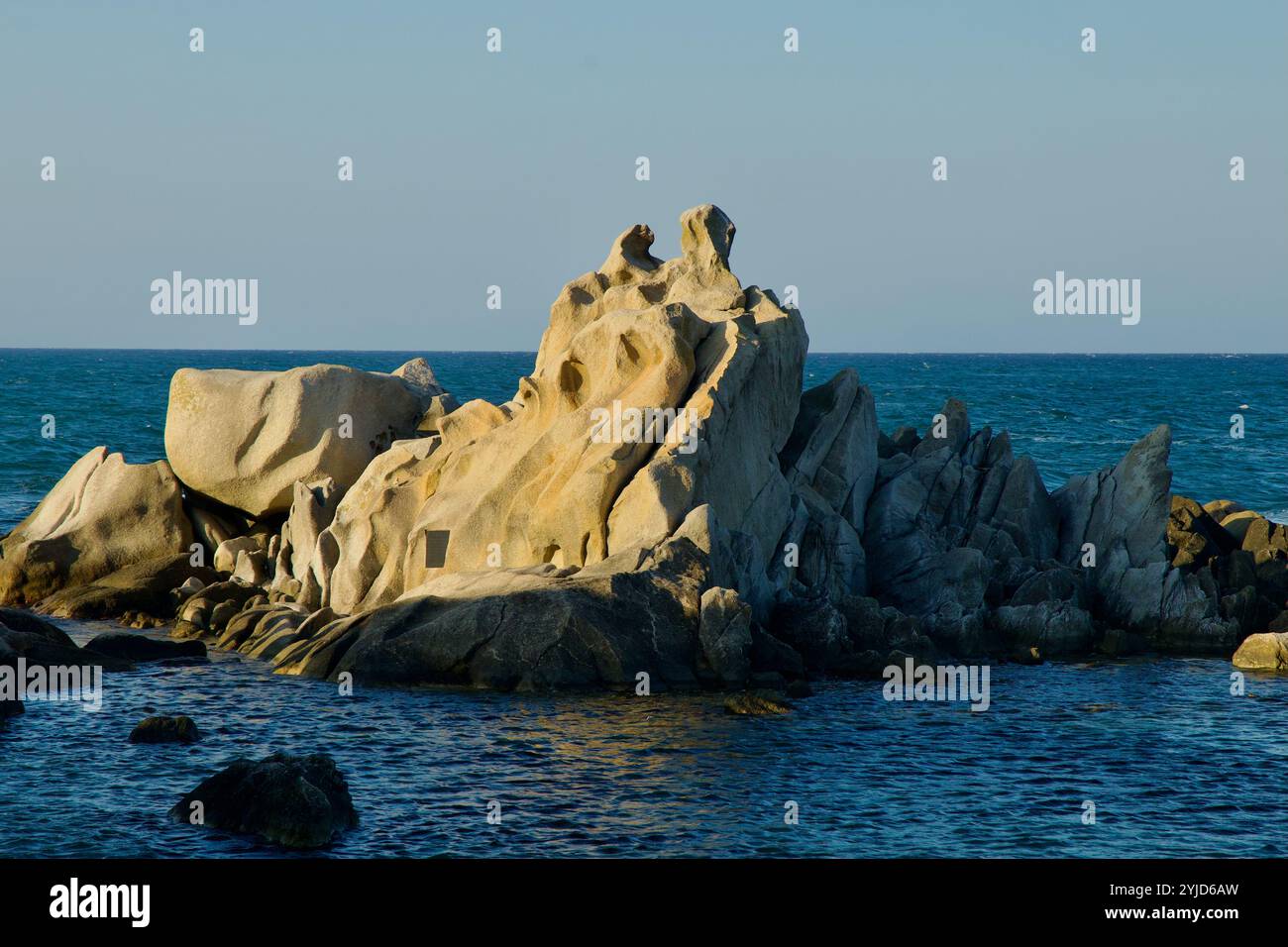 Gangneung, South Korea - November 3, 2024: The ancient rock formation ...