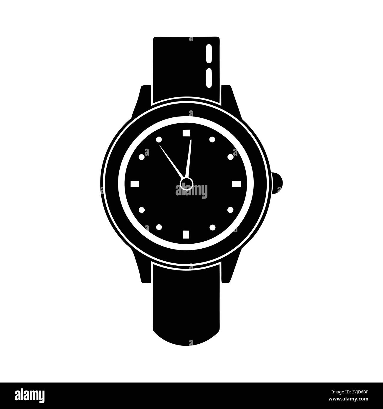 Vintage office woman clock Stock Vector Images - Alamy