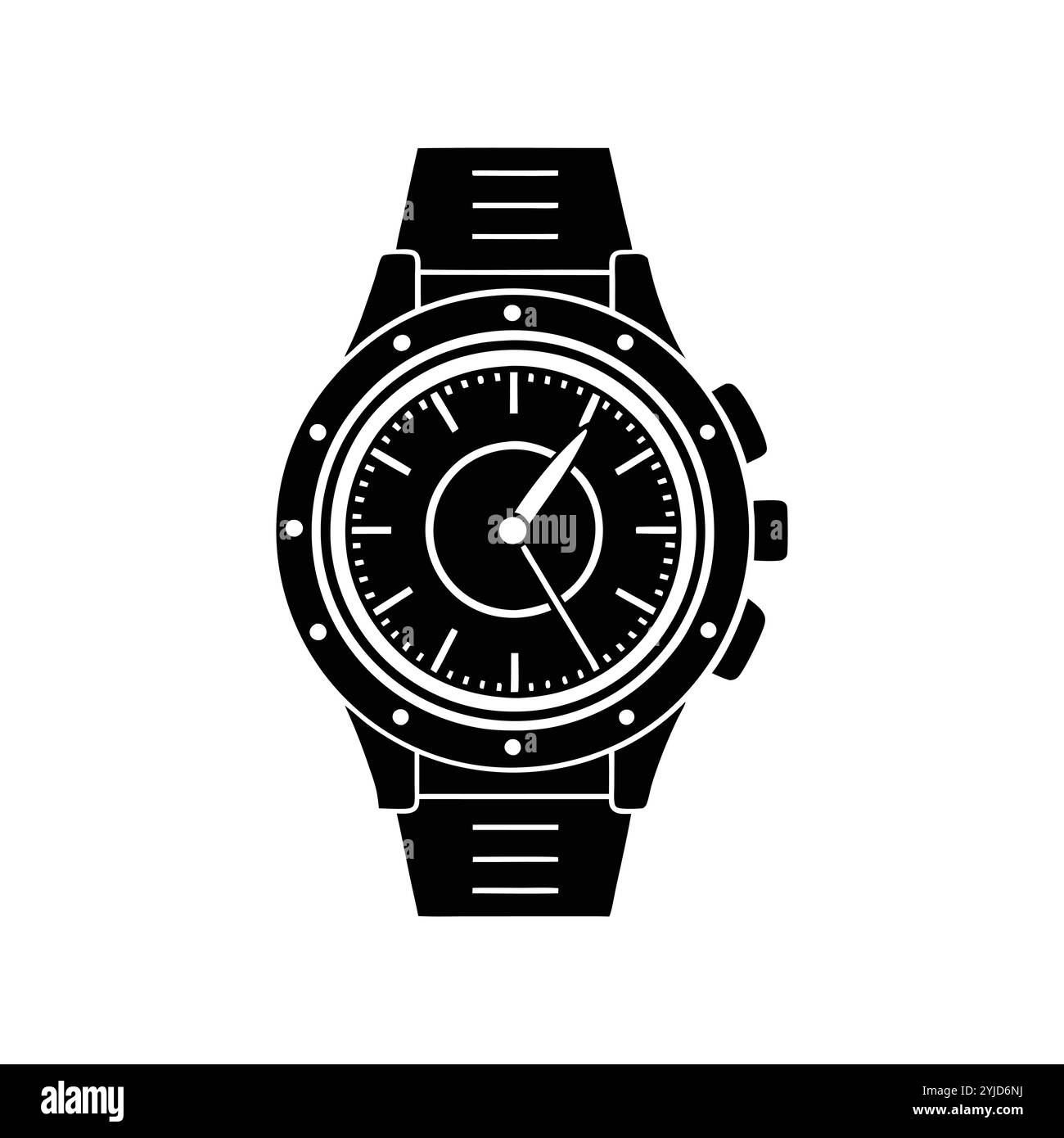 Vintage office woman clock Stock Vector Images - Alamy