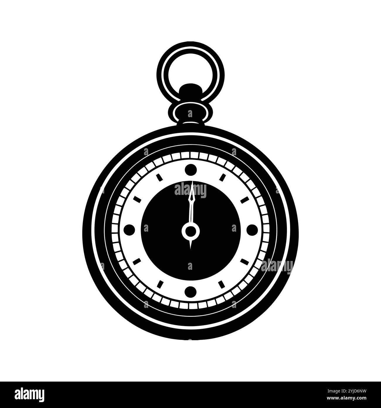 Vintage office woman clock Stock Vector Images - Alamy