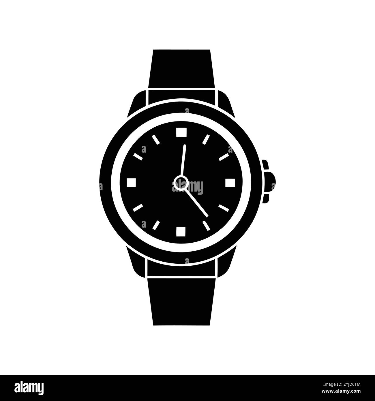 Vintage office woman clock Stock Vector Images - Alamy