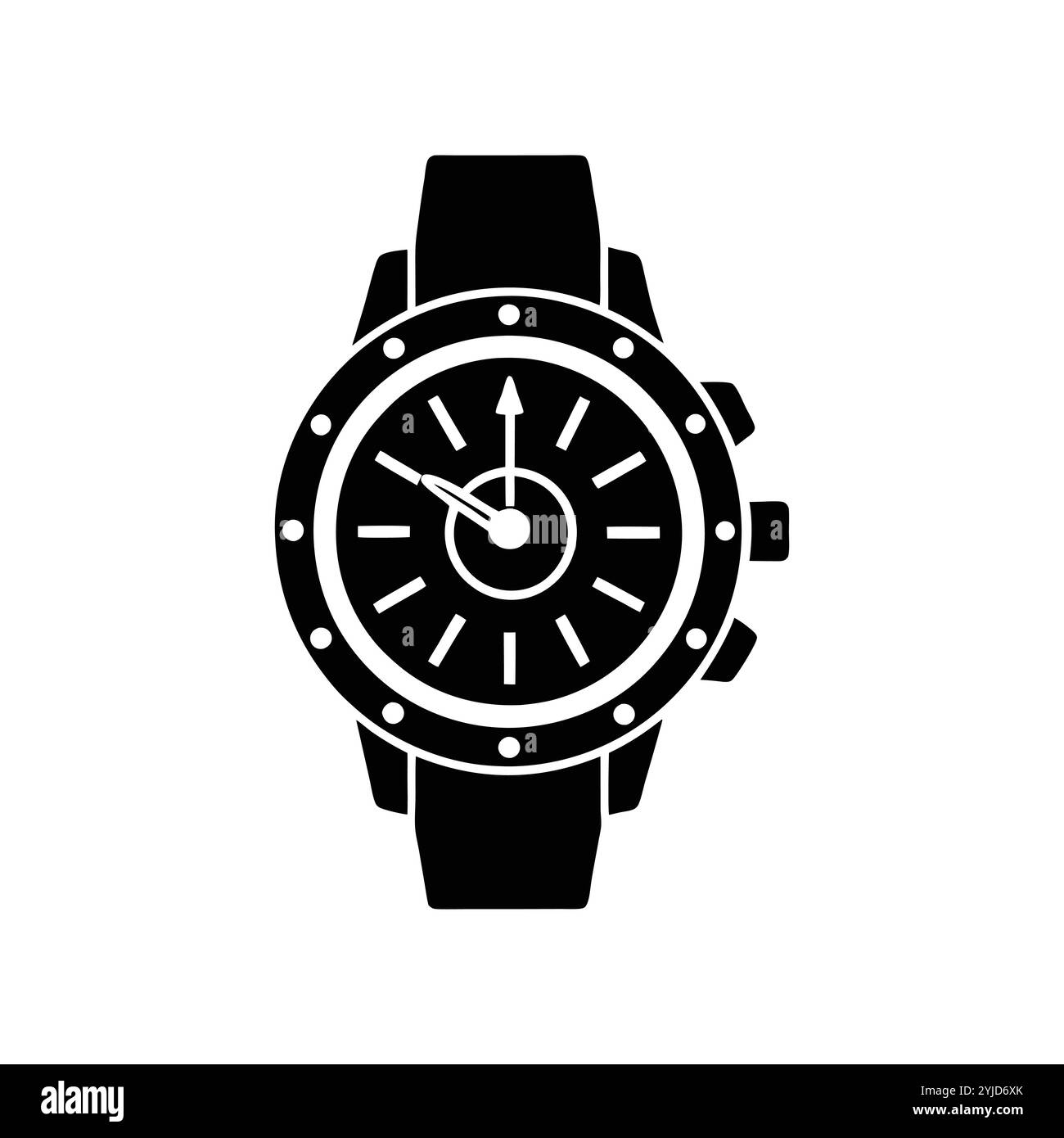 Vintage office woman clock Stock Vector Images - Alamy