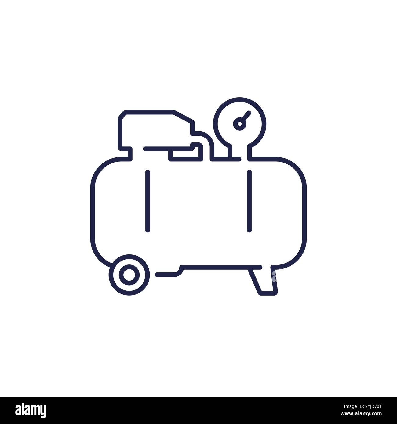 Compressor engine icon outline Stock Vector Images - Alamy