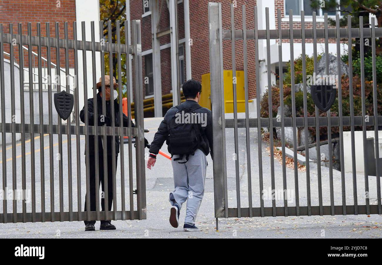 College Scholastic Aptitude Test in South Korea An examinee of the ...