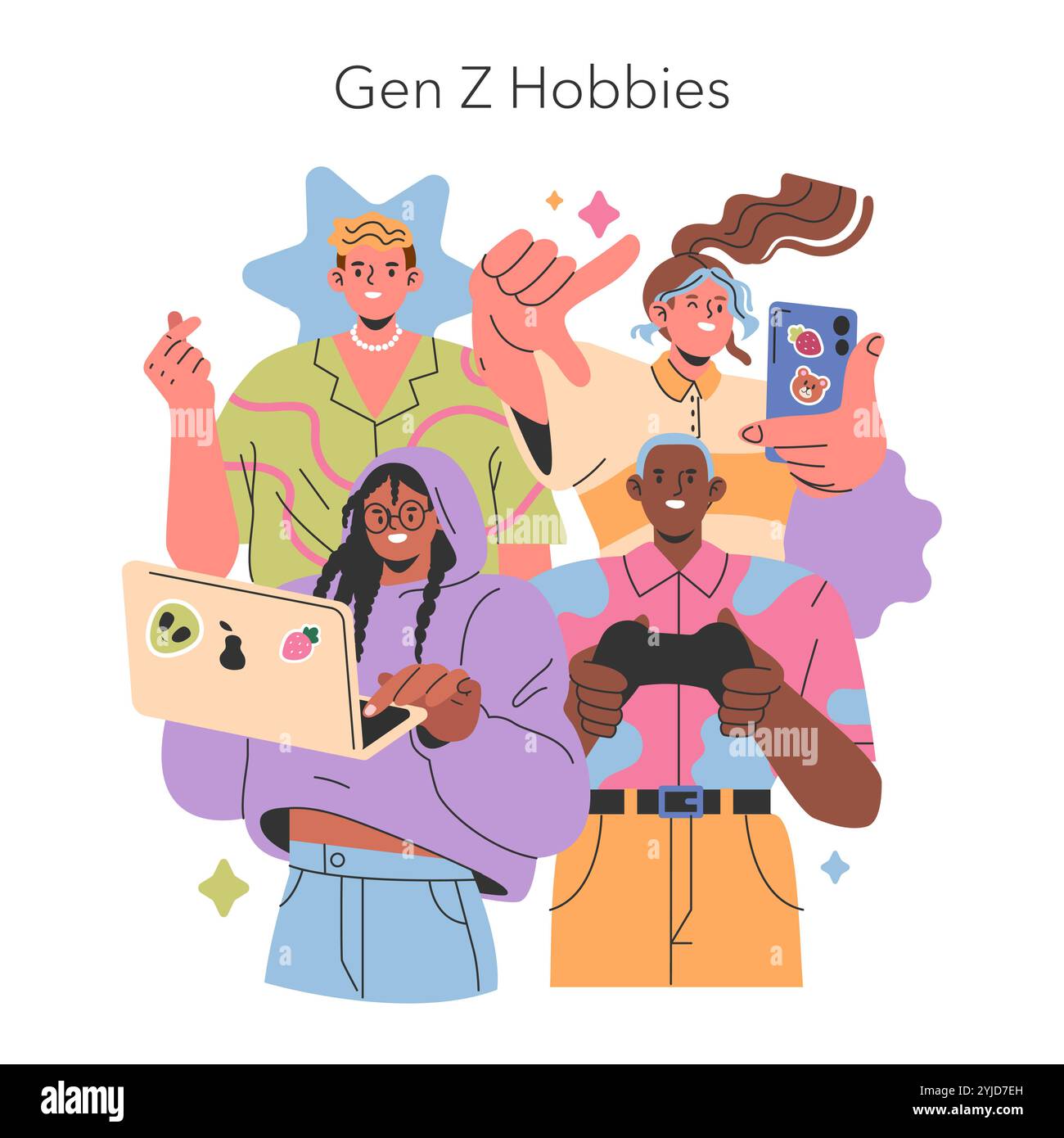 Videogames community Stock Vector Images - Alamy