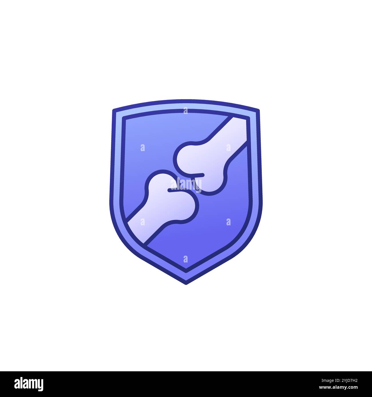 joint protection icon with shield, vector Stock Vector Image & Art - Alamy
