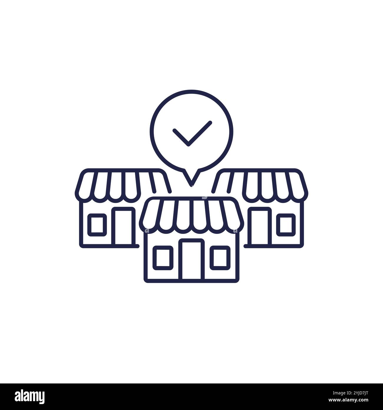 Franchise business icon on Stock Vector Images - Alamy