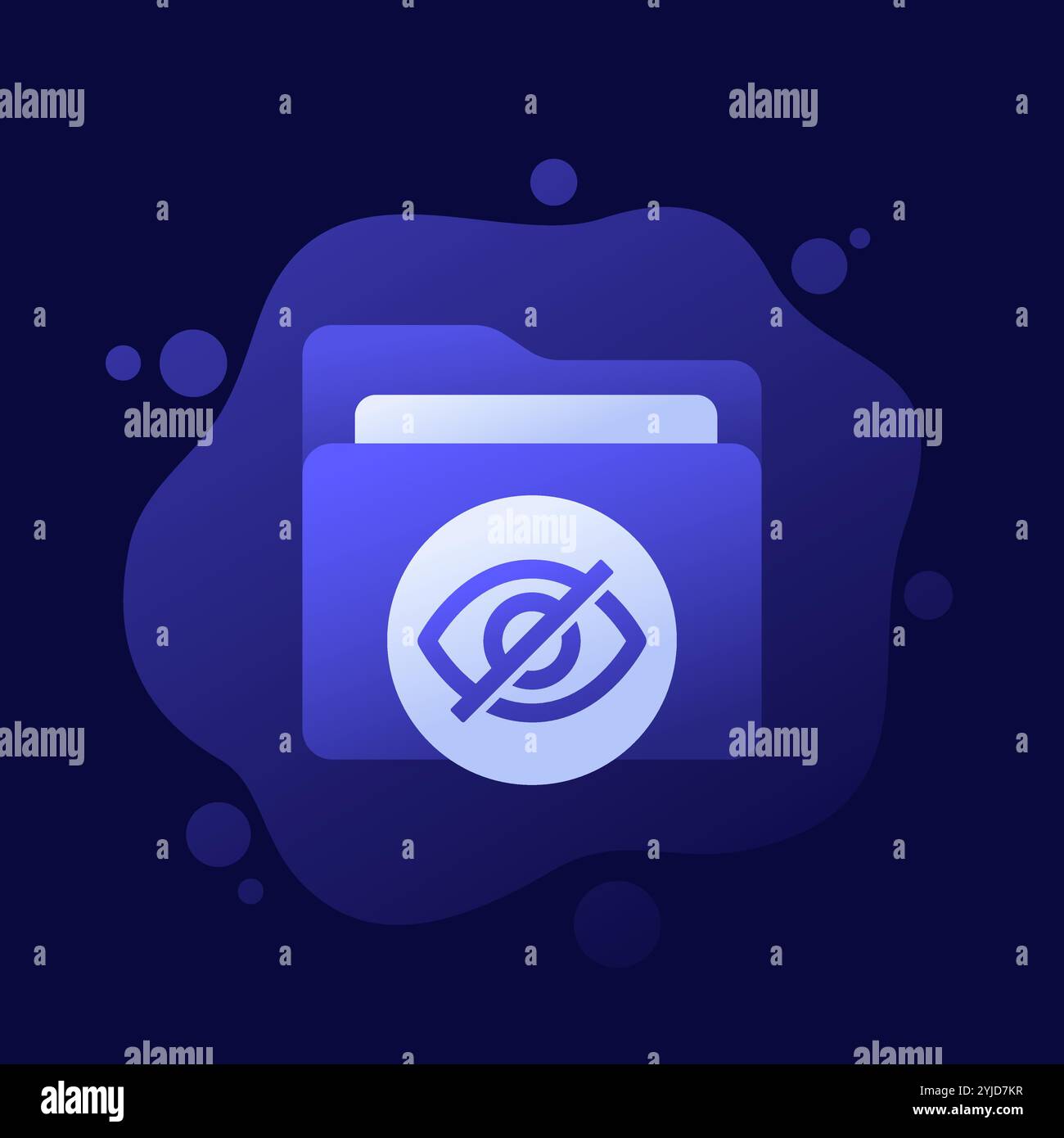 hidden folder icon, vector design Stock Vector Image & Art - Alamy