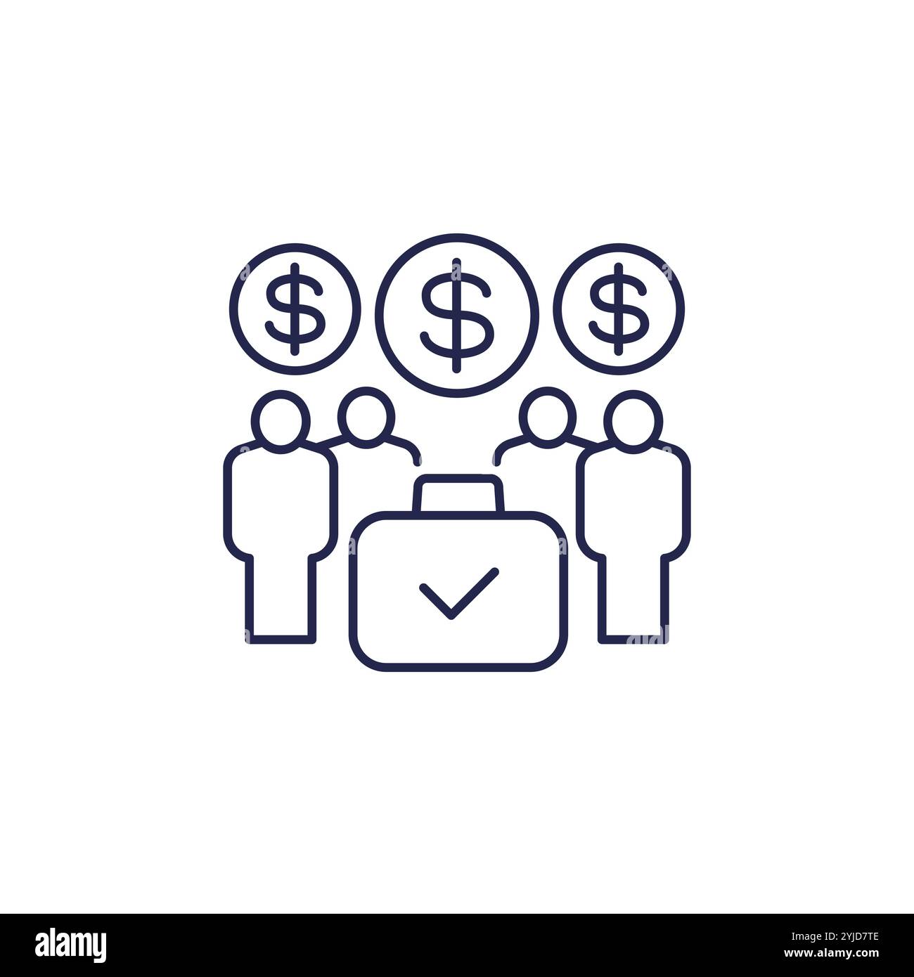 Employee stock ownership plan icon, ESOP vector Stock Vector Image ...