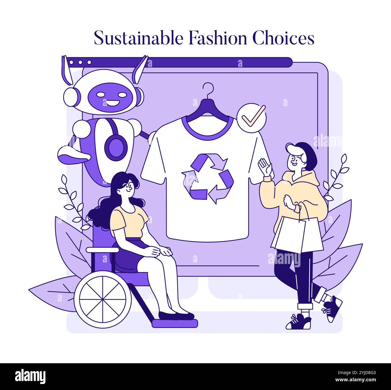 Ethical fashion initiative Stock Vector Images - Alamy