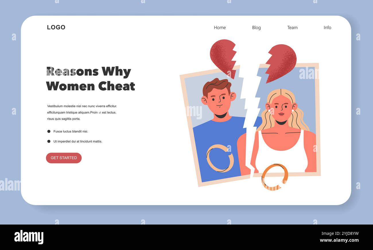 Marriage affair adultery Stock Vector Images - Alamy