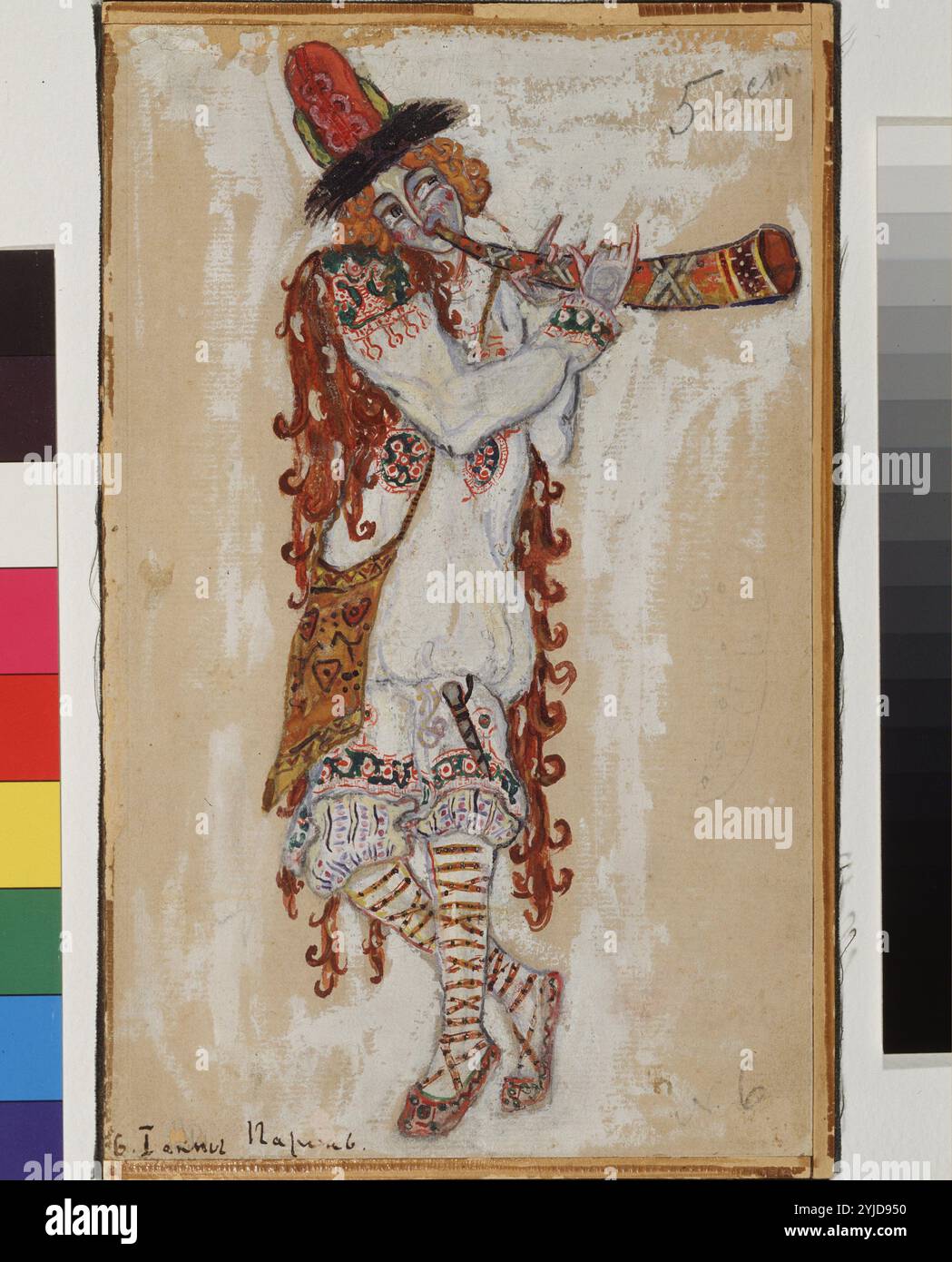 Costume design for the ballet The Rite of Spring (Le Sacre du Printemps ...