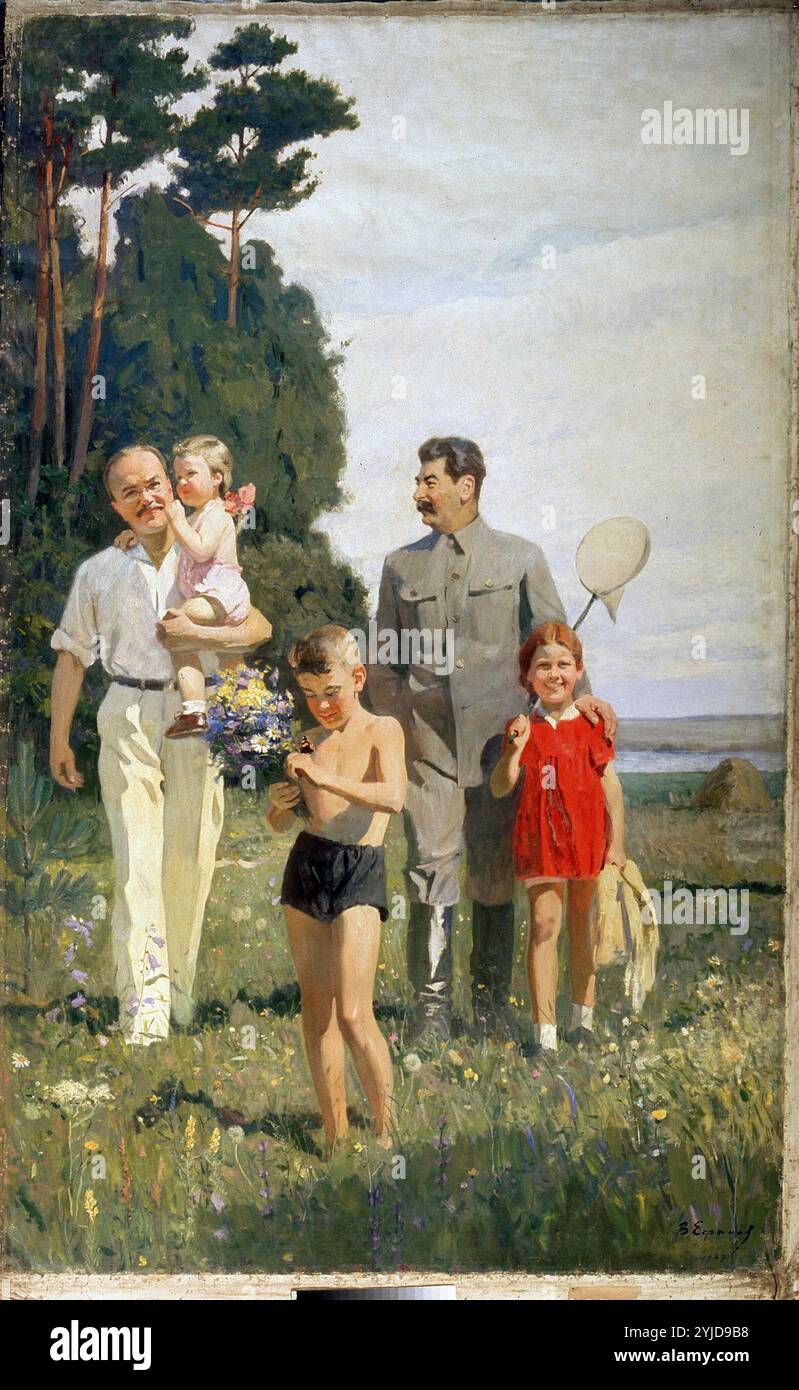 Soviet propaganda stalin children hi-res stock photography and images ...