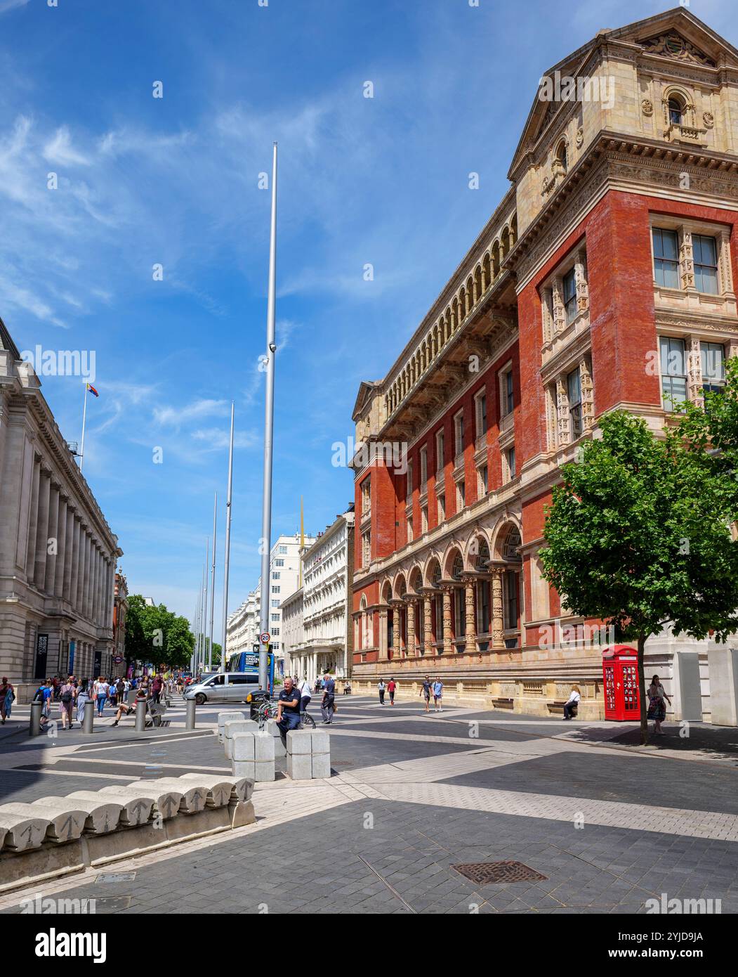 London - 06 16 2022: View of Victoria & Albert Museum Henry Cole Wing ...