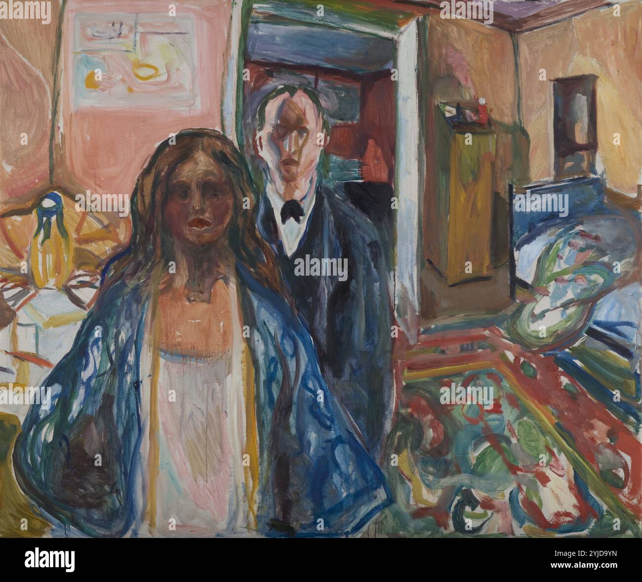 The Artist and his Model. Museum: Munch Museum, Oslo Stock Photo - Alamy