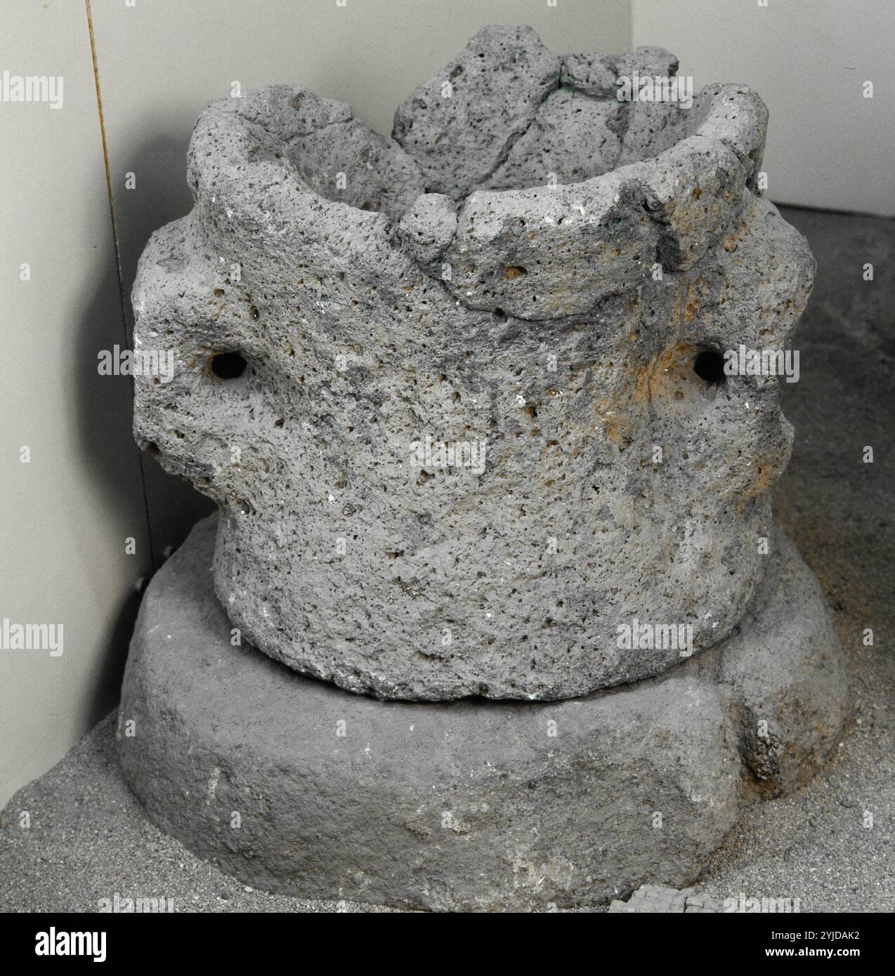 Molino de grano romano procedente del yacimiento arqueológico de Can ...