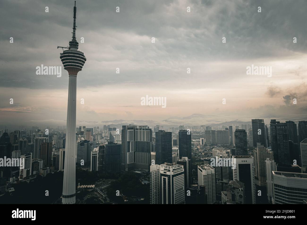 Menara Kuala Lumpur view from the skyscraper Malaysia Stock Photo - Alamy