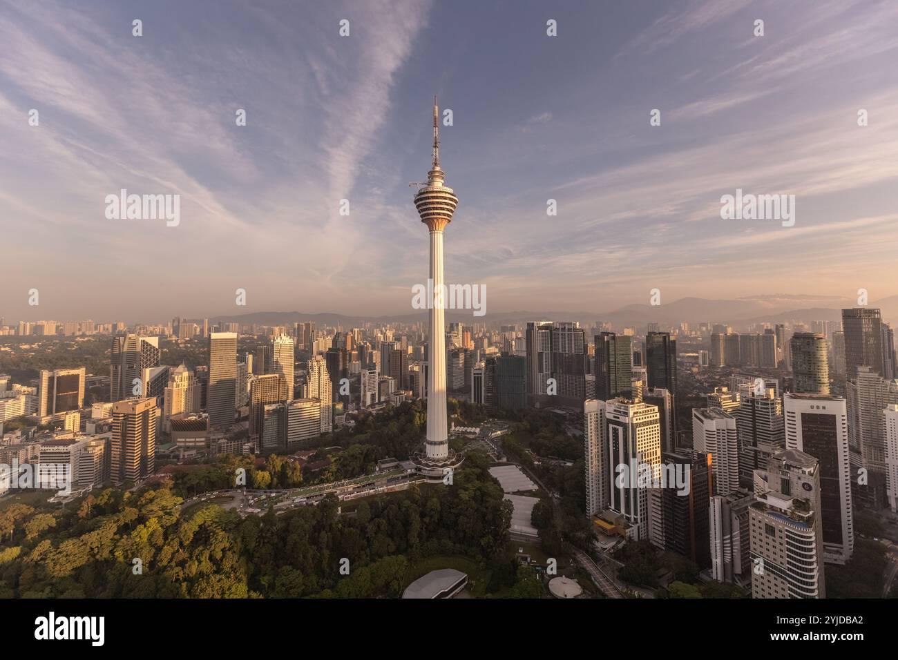 Menara Kuala Lumpur view from the skyscraper Malaysia Stock Photo - Alamy