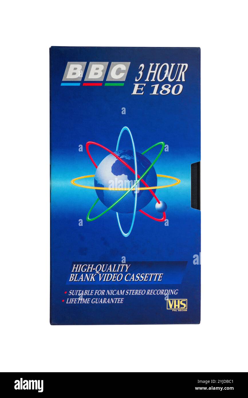 BBC VHS video tape, high quality blank video cassette 3 hour E 180 ...