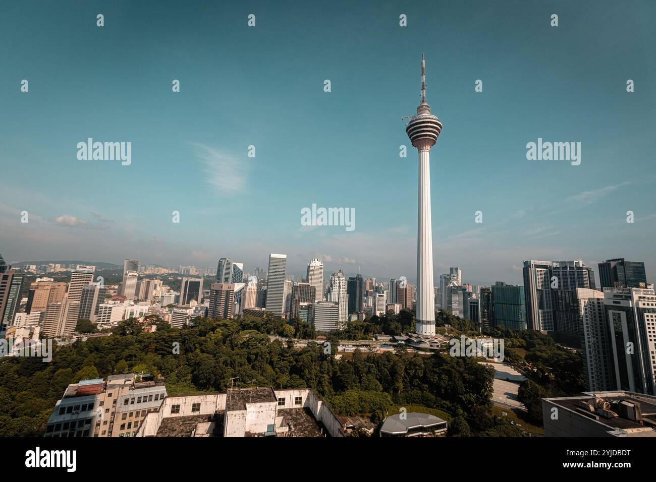 Menara Kuala Lumpur view from the skyscraper Malaysia Stock Photo - Alamy