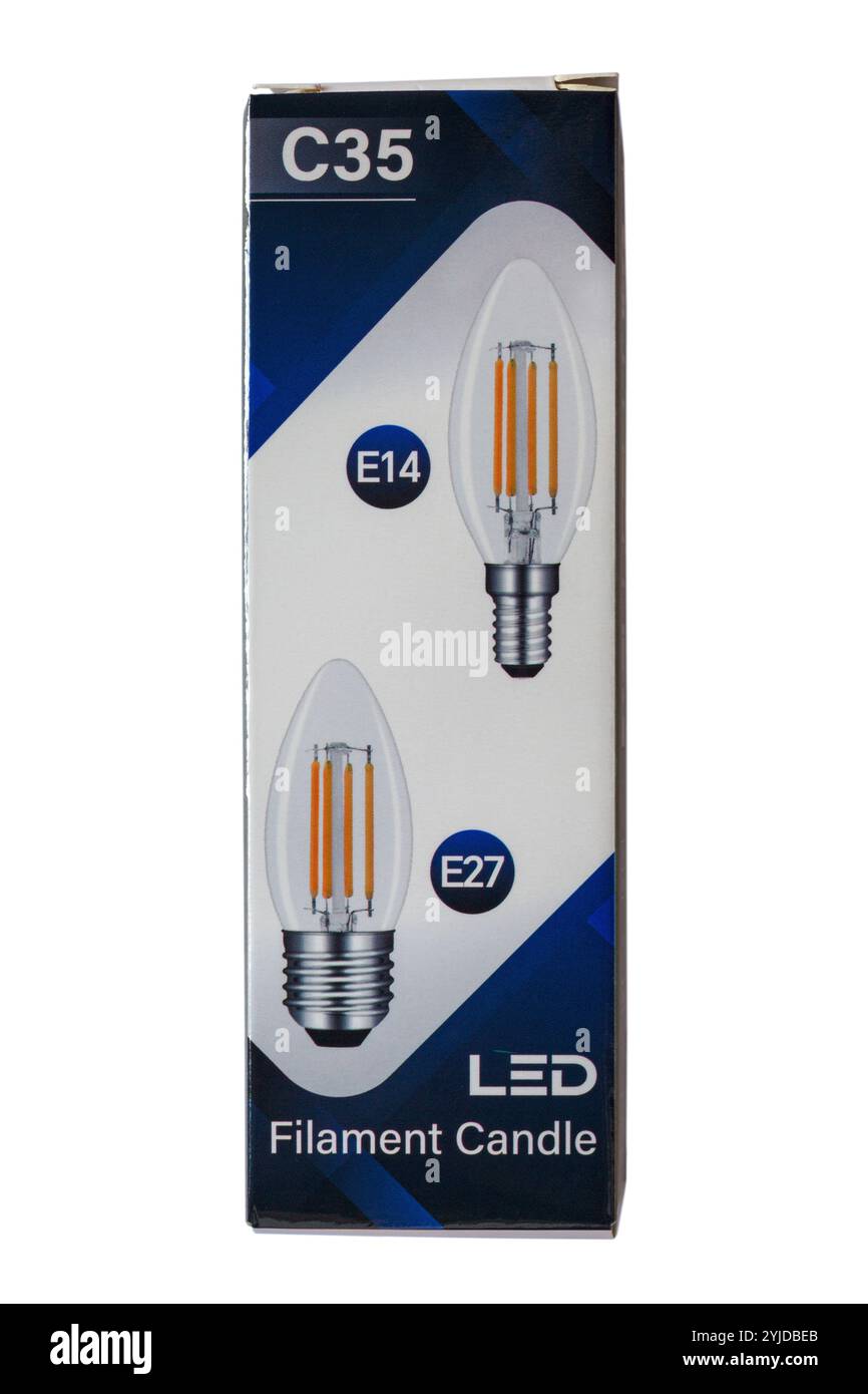 Led filament candle lightbulb hi-res stock photography and images - Alamy