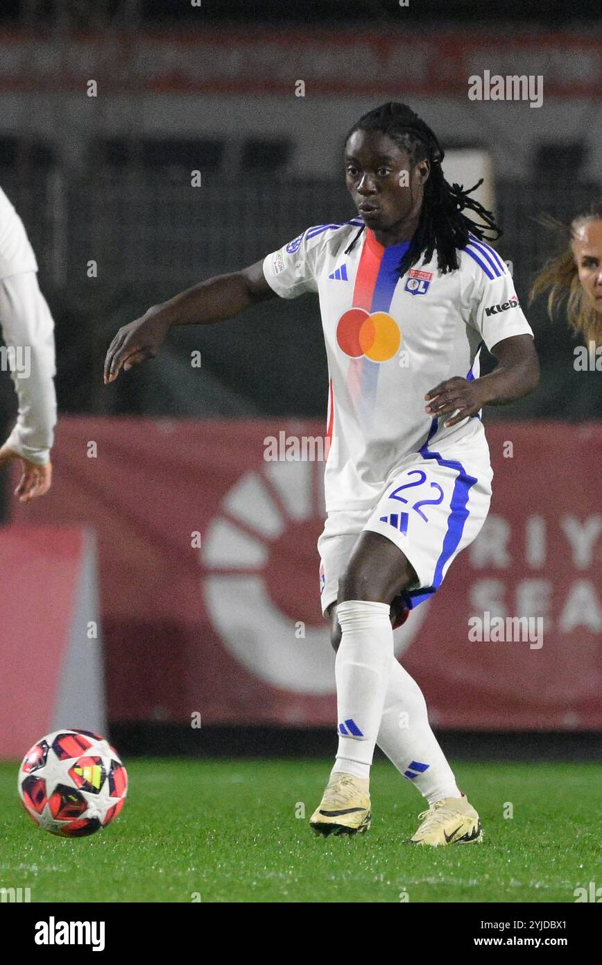 Olympique Lyonnais Tabitha Chawinga during the UEFA Womenâ s Champions ...