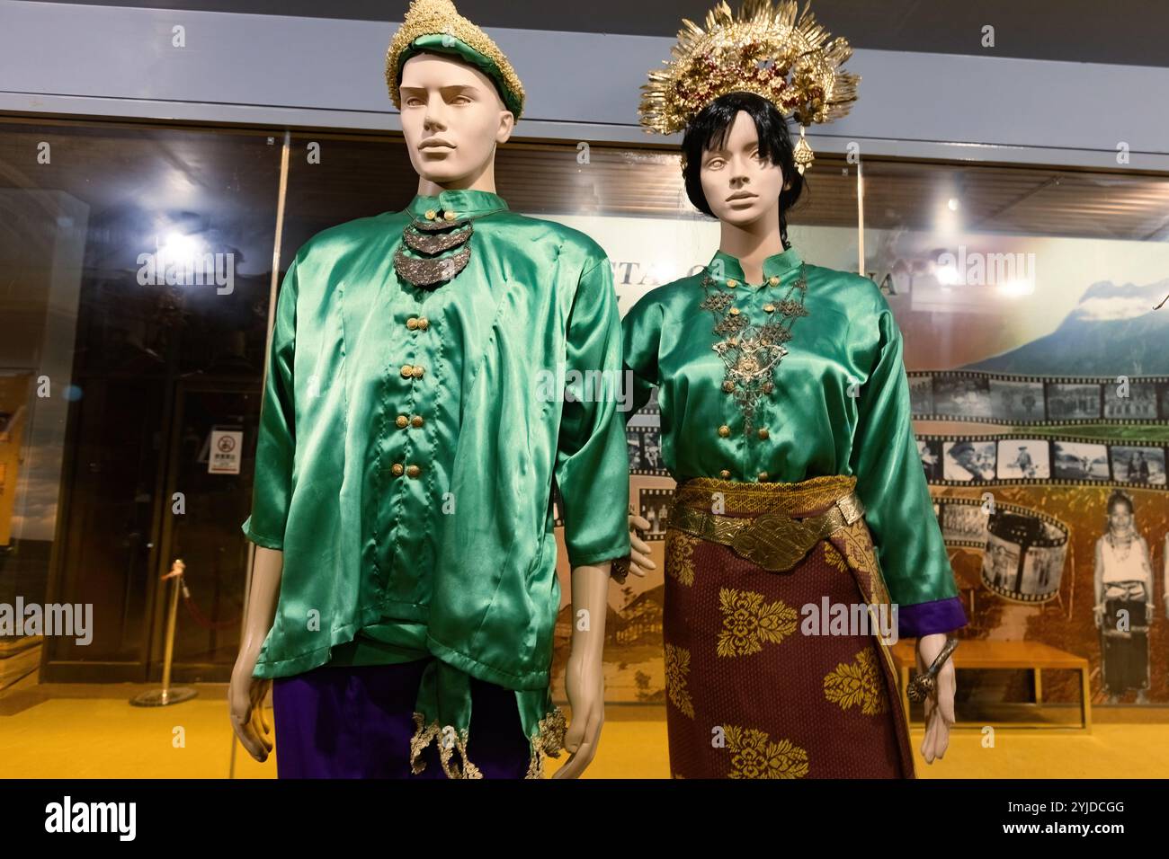 Traditional Sabah costumes in the Sabah State Museum Malaysia Stock ...
