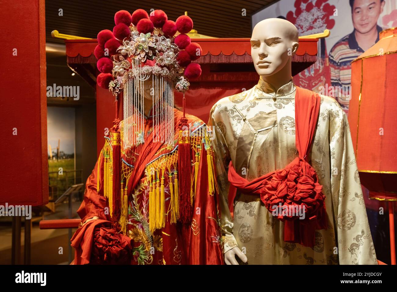 Traditional Sabah costumes in the Sabah State Museum Malaysia Stock ...