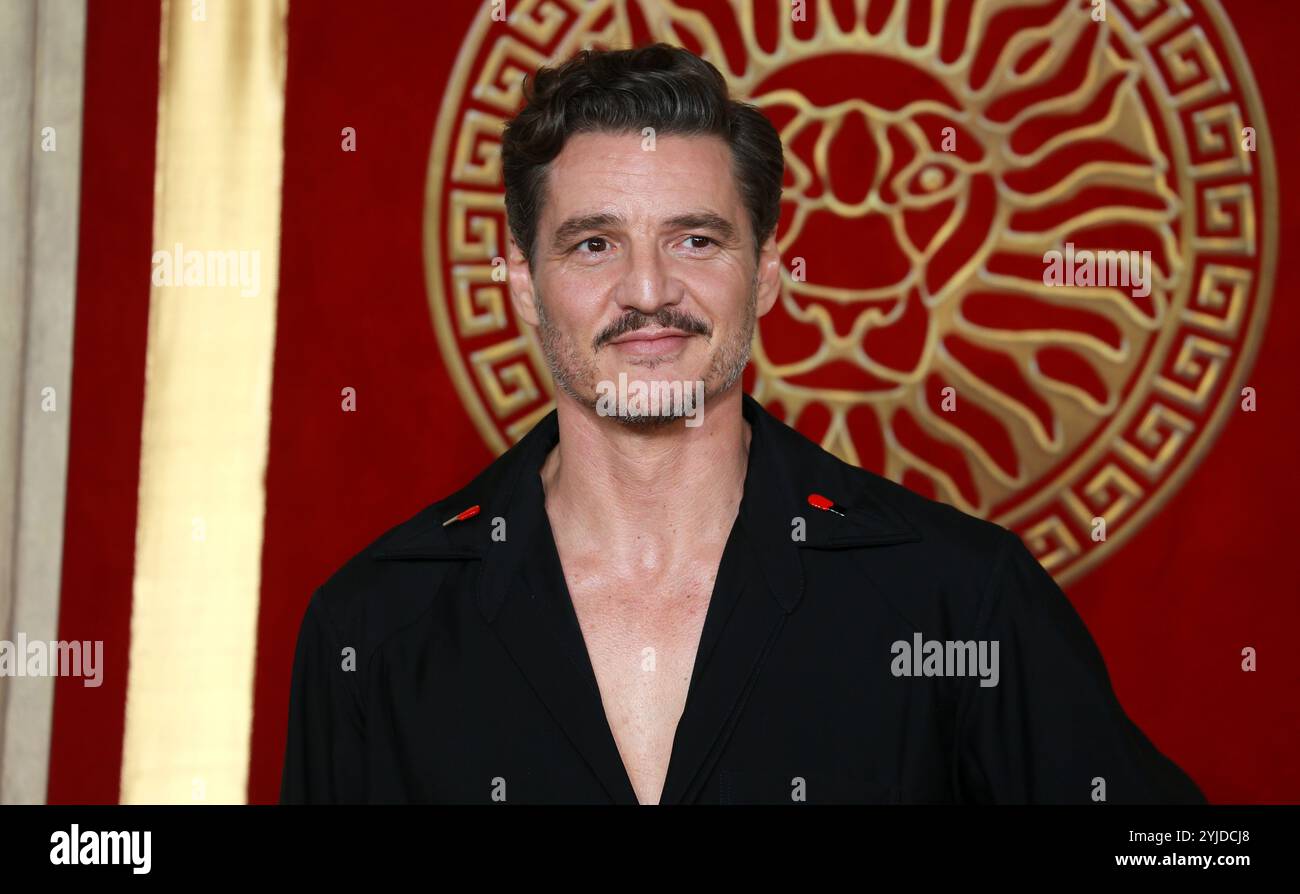 Pedro Pascal attends the "Gladiator II" The Royal Film Performance and ...