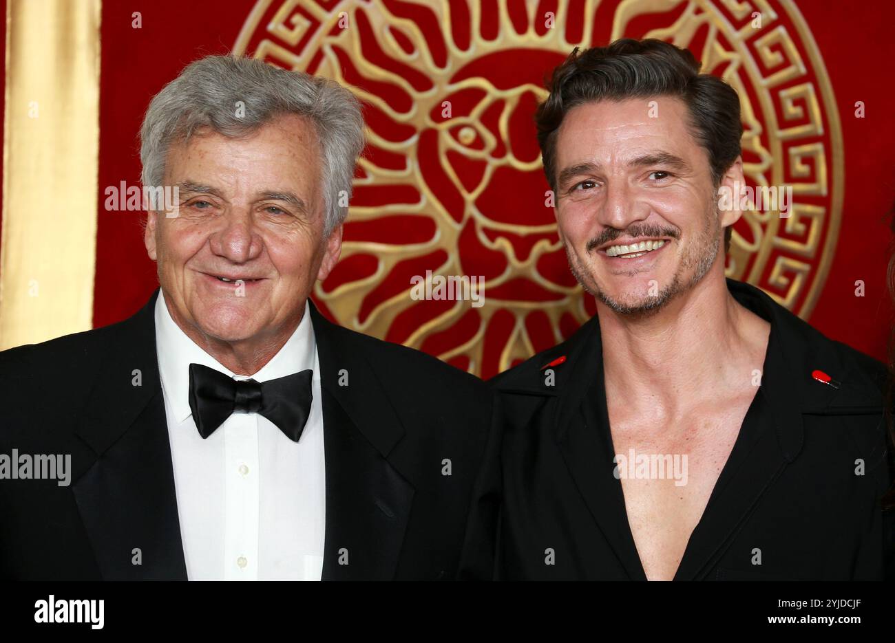 José Balmaceda Riera and Pedro Pascal attend the "Gladiator II" The Royal Film Performance and ...