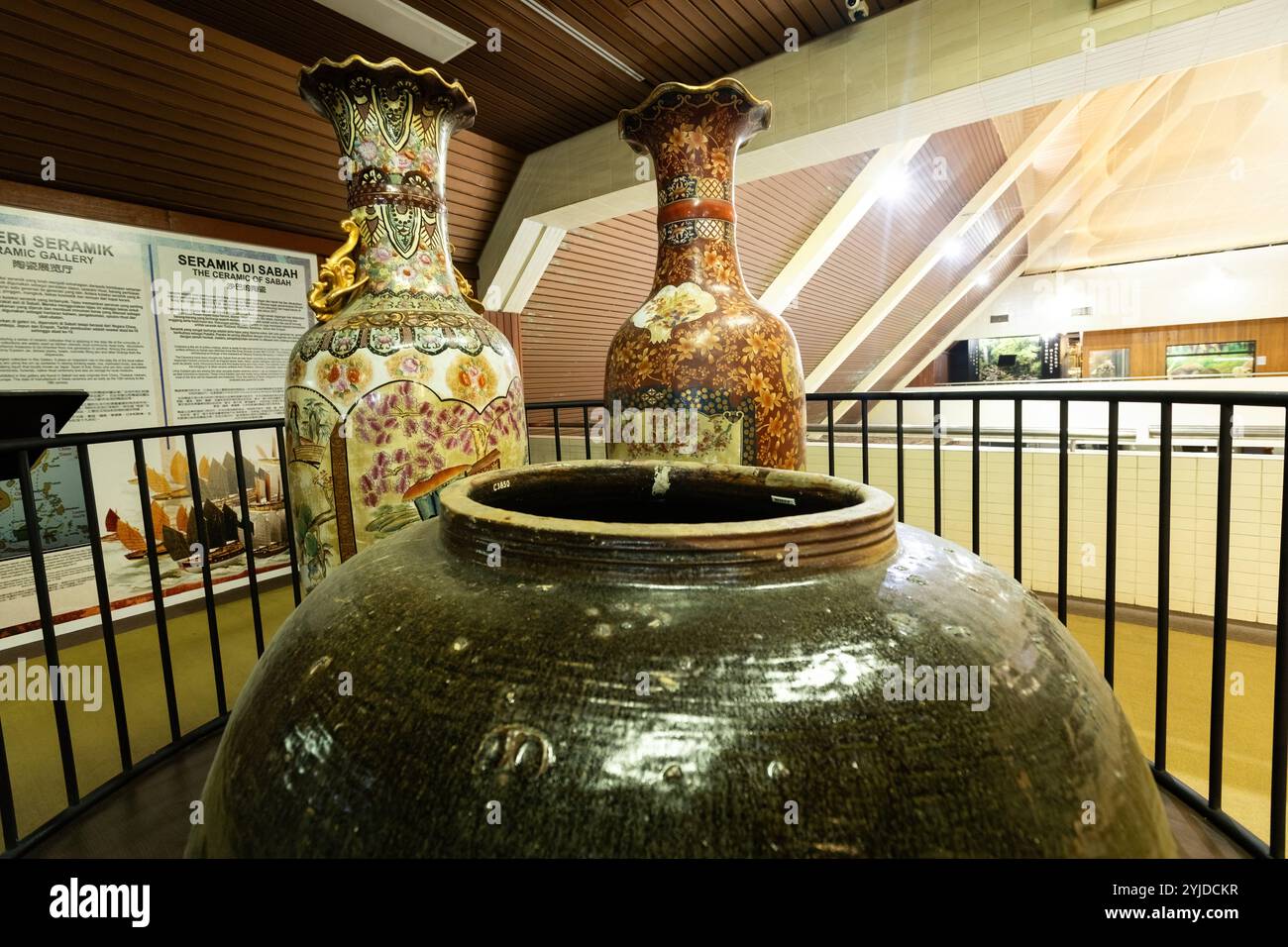 Chinese Pottery exhibition in Sabah State Museum in Kota Kinabalu ...