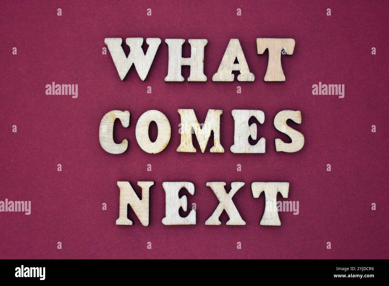 What comes next hi-res stock photography and images - Alamy