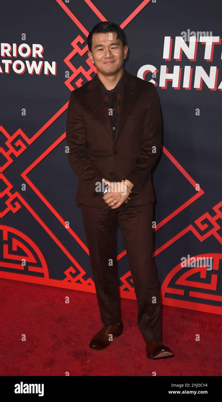 Hollywood, USA. 13th Nov, 2024. Ronny Chieng arriving at Hulu's ...