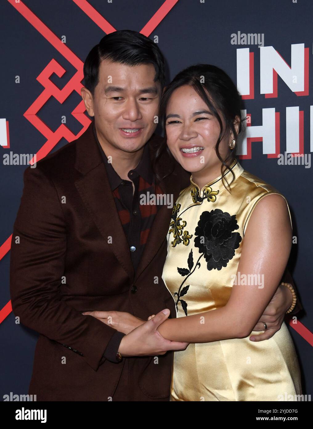 Hollywood, USA. 13th Nov, 2024. Ronny Chieng and Hannah Pham arriving at Hulu's “Interior ...