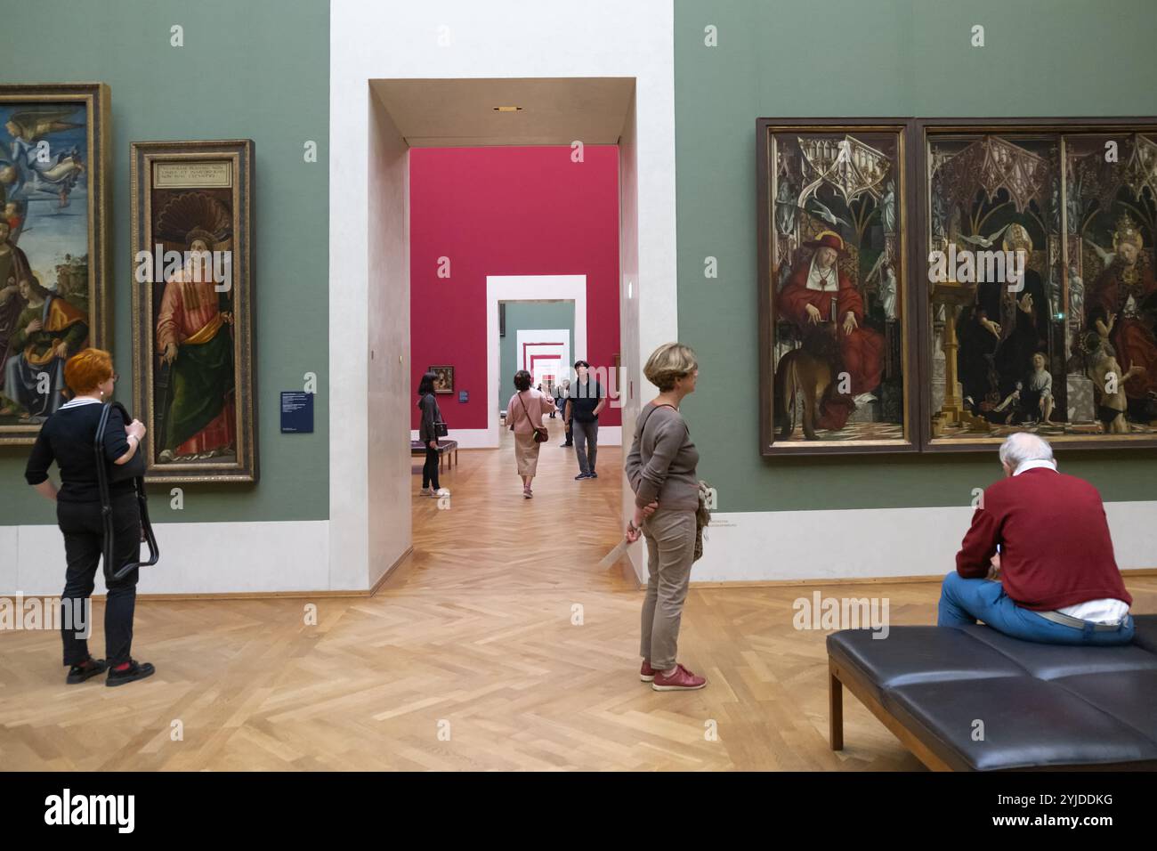 Alte Pinakothek (Old Pinakothek) in the Kunstareal in Munich. One of ...