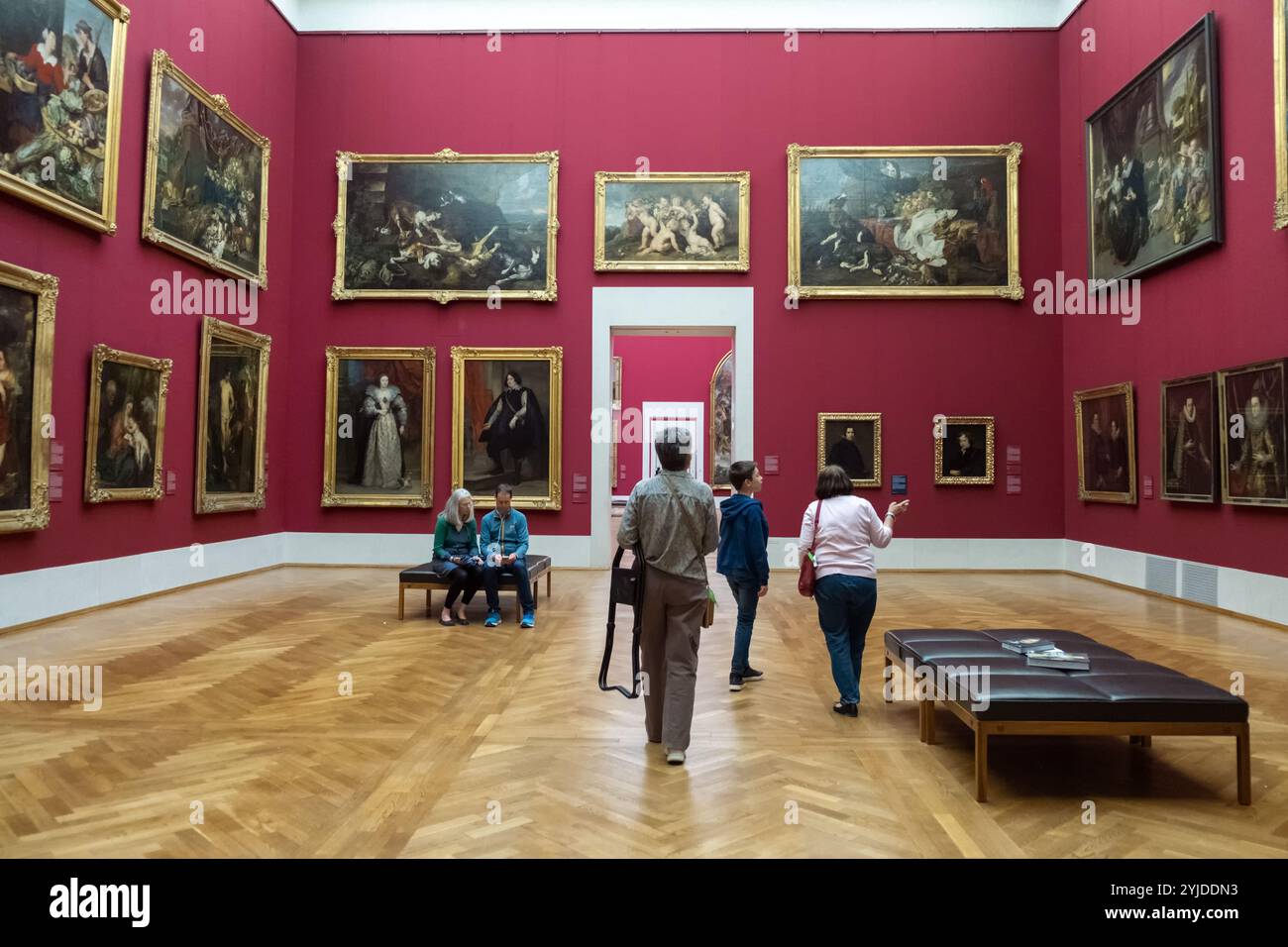 Alte Pinakothek (Old Pinakothek) in the Kunstareal in Munich. One of ...