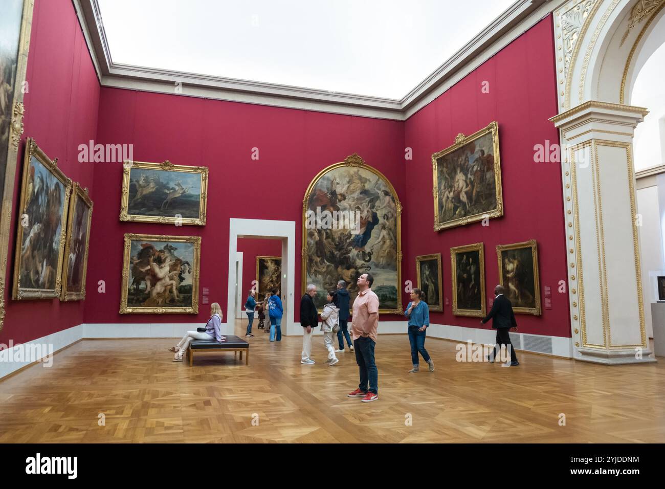 Alte Pinakothek (Old Pinakothek) in the Kunstareal in Munich. One of ...