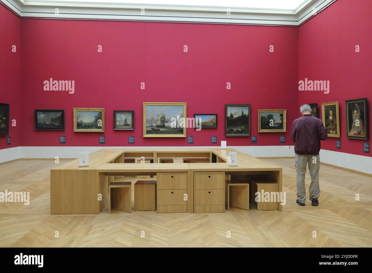 Alte Pinakothek (Old Pinakothek) in the Kunstareal in Munich. One of ...