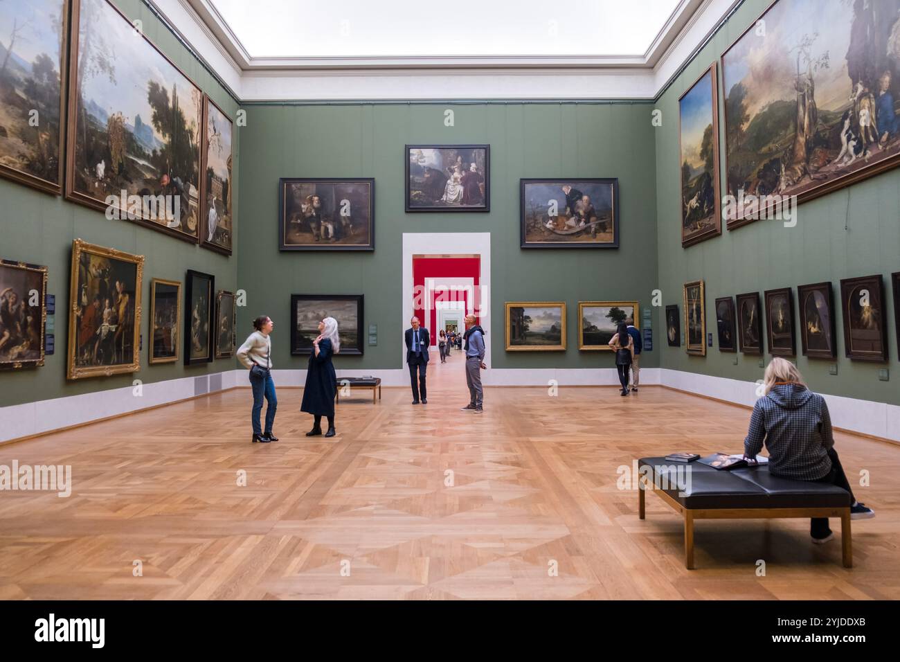 Alte Pinakothek (Old Pinakothek) in the Kunstareal in Munich. One of ...