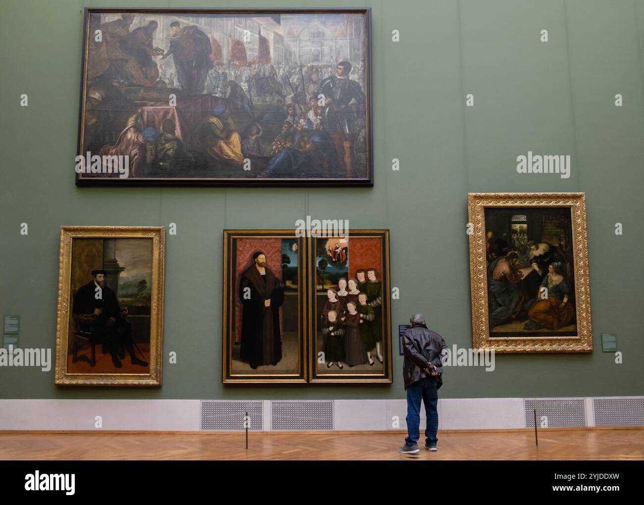 Alte Pinakothek (Old Pinakothek) in the Kunstareal in Munich. One of ...