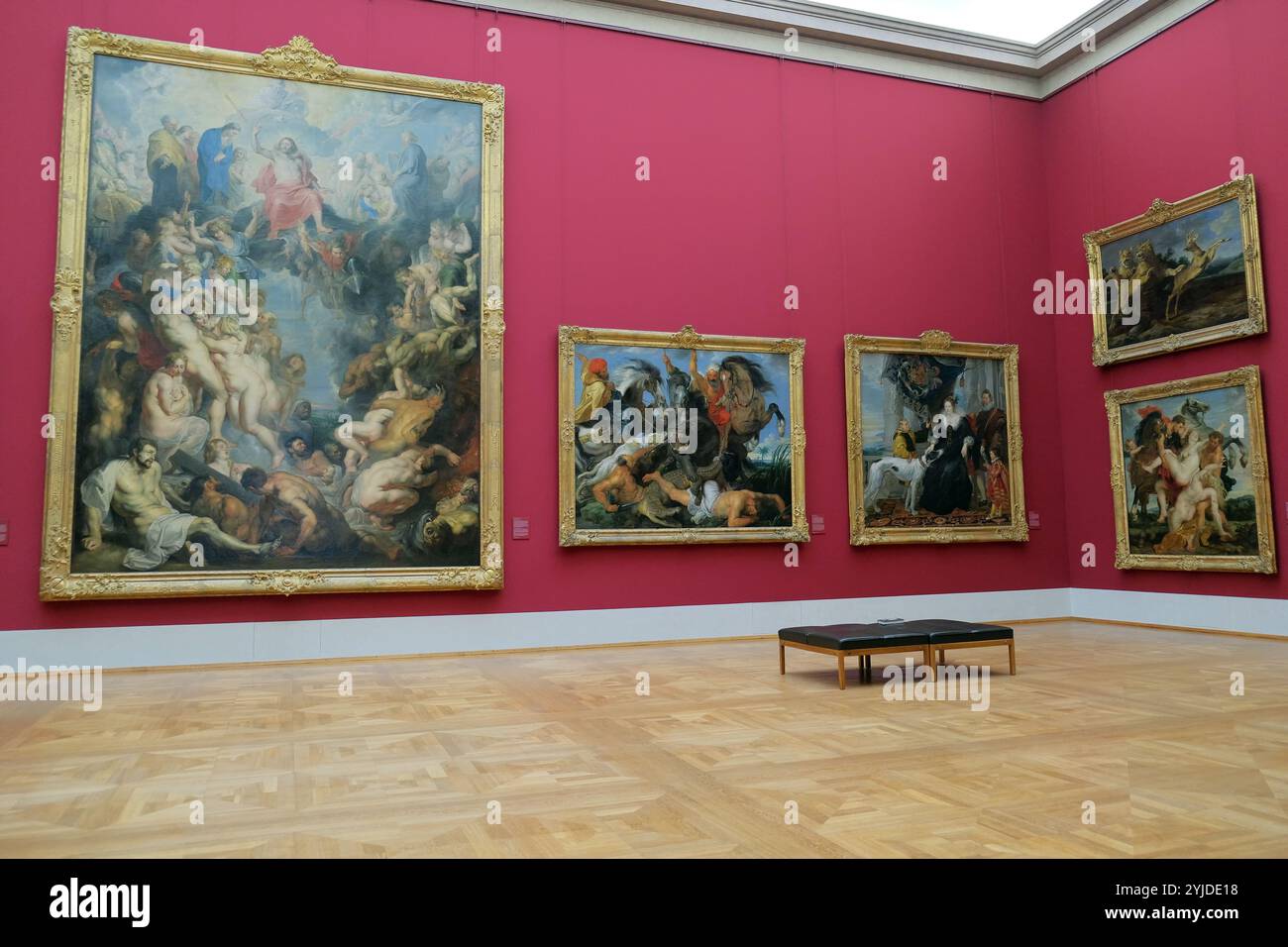 Alte Pinakothek (Old Pinakothek) in the Kunstareal in Munich. One of ...