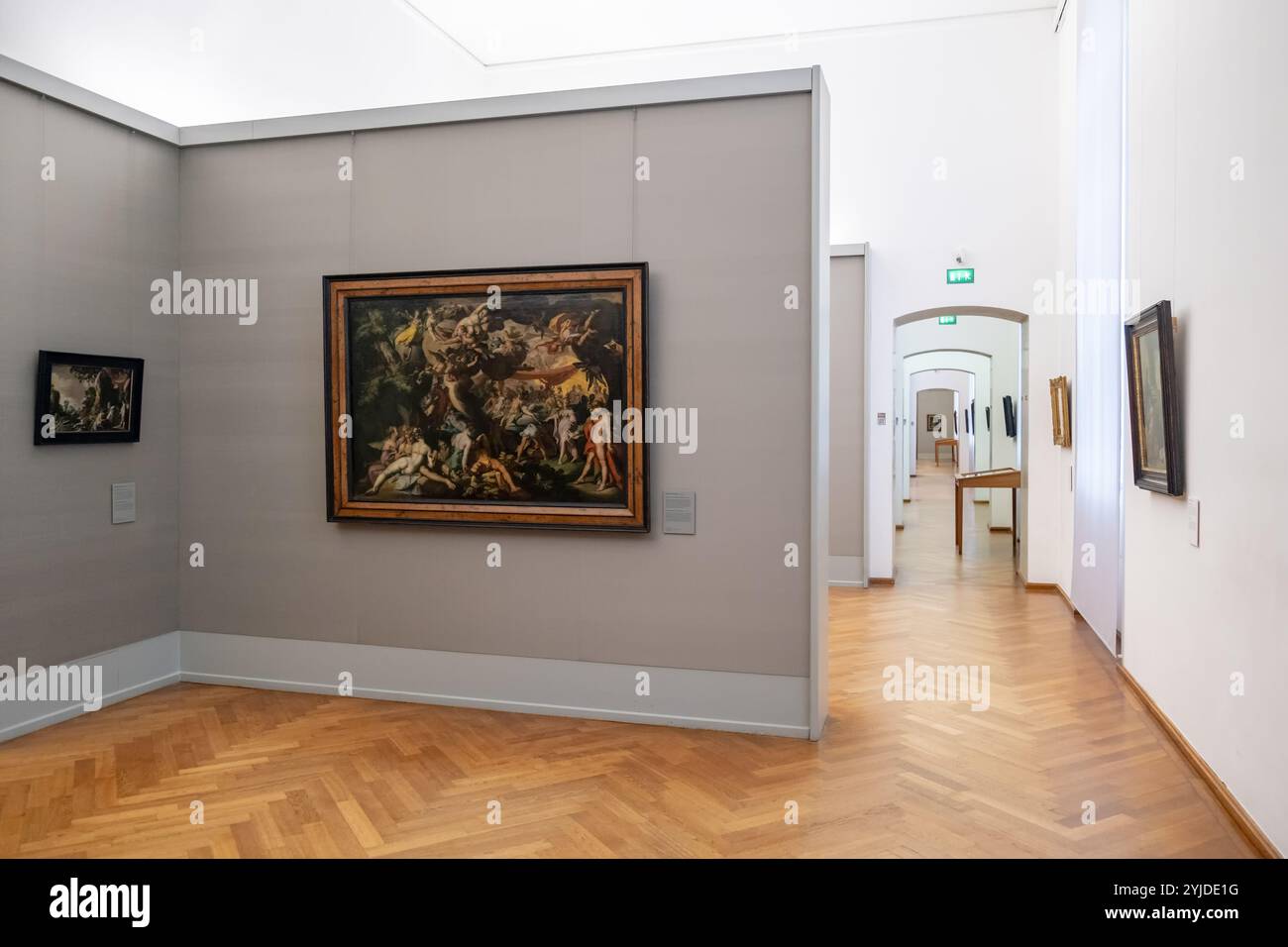 Alte Pinakothek (Old Pinakothek) in the Kunstareal in Munich. One of ...