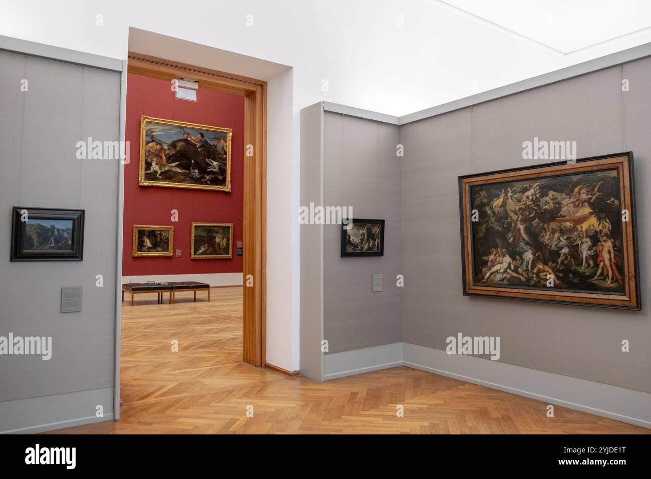 Alte Pinakothek (Old Pinakothek) in the Kunstareal in Munich. One of ...